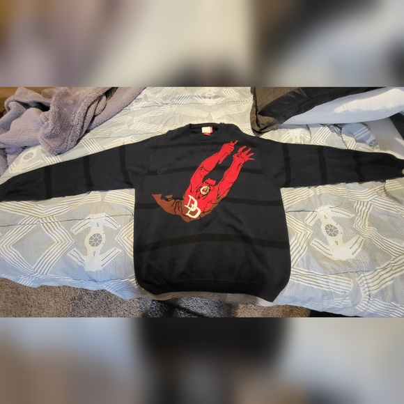 Ecko Unlimited | Sweaters | Vintage Ecko Vs Marvel Daredevil Sweater Xl ...